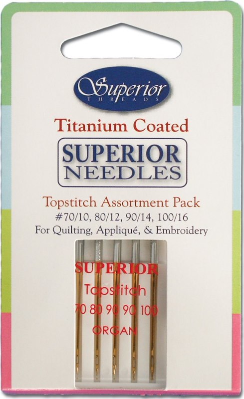 Superior Topstitch machine needles-mixed – All About Sewing