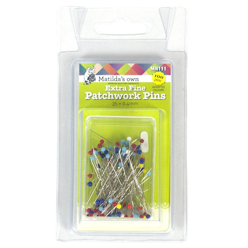 Extra Fine Patchwork Pins – All About Sewing