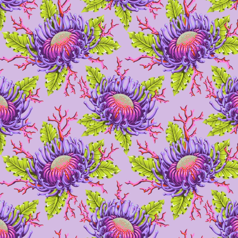 Tula Pink FLORAL REEF - PWTP265.ULTRAVIOLET – All About Sewing