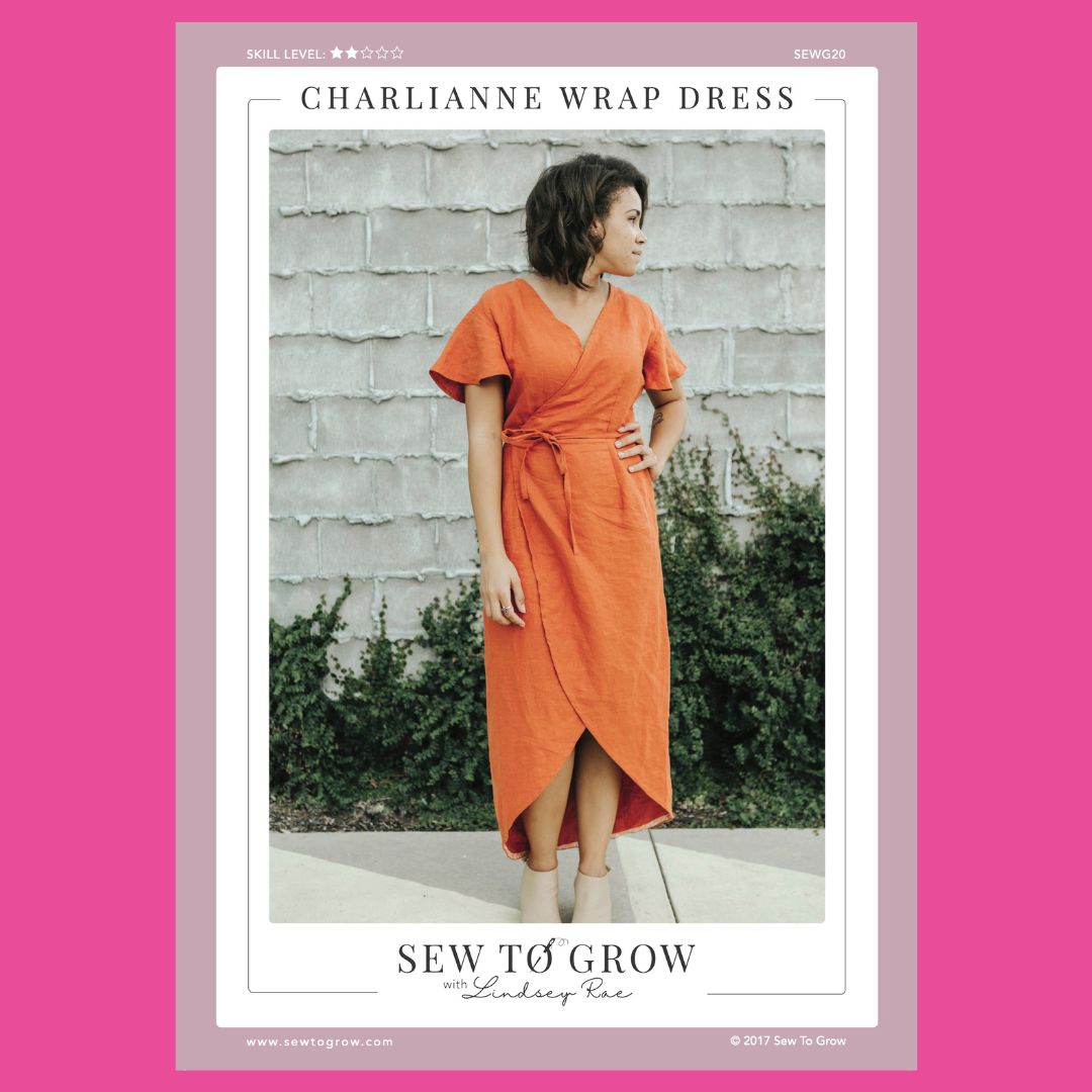 CharliAnne Wrap Dress - PDF – All About Sewing